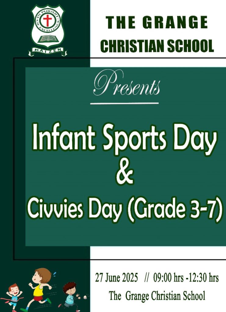 INFANT SPORTS DAY AND CIVVIES DAY (GRADE 3-7) - The Grange Christian School